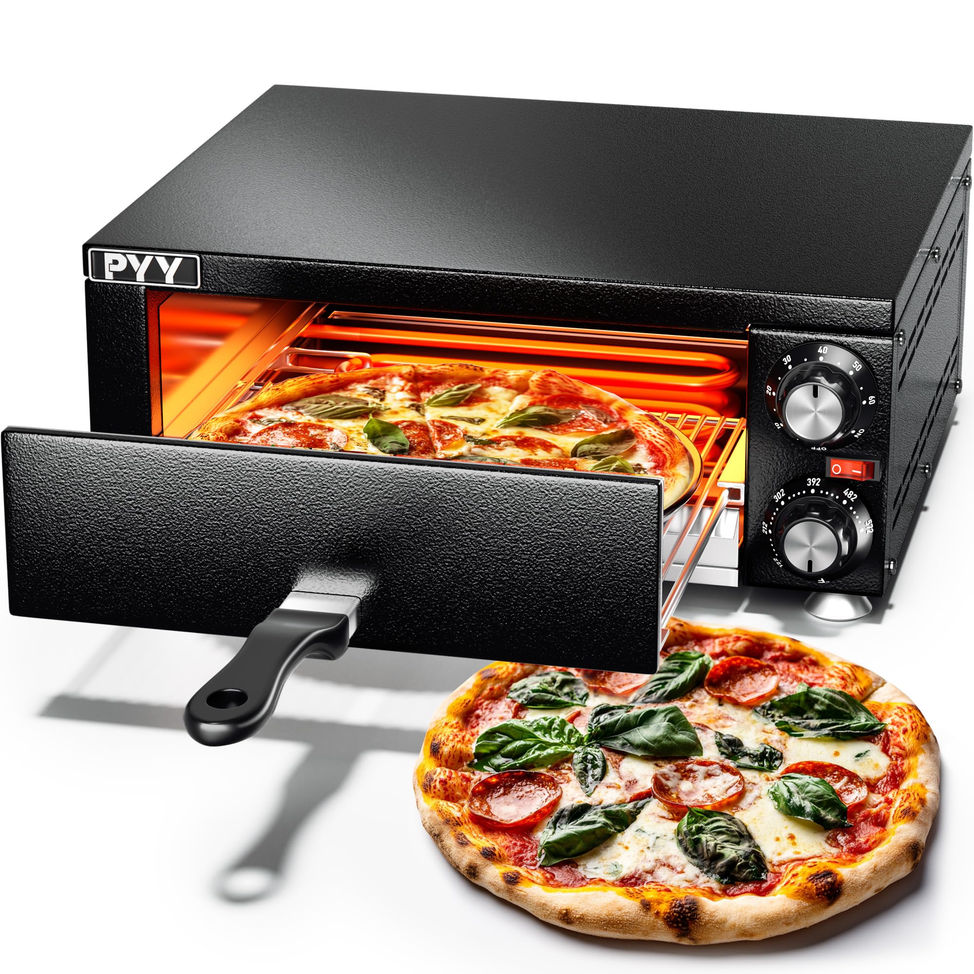 PYY Electric Pizza Oven Indoor Countertop Pizza Oven Commercial Pizza ...