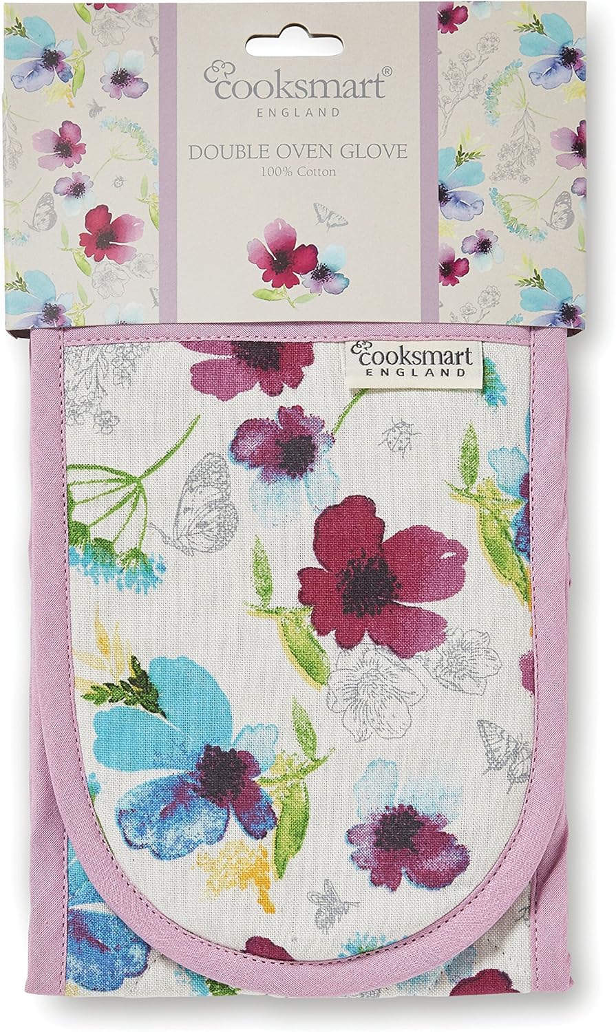 Cooksmart Double Oven Glove, Multi, 17 x 90cm – BigaMart