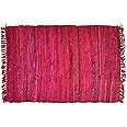 Amazon.com: India Overseas Traders Sturbridge Country Rag Rug in Red 30 ...