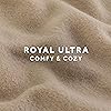 Royal Ultra Fleece Heated Electric Blanket Queen Size, 90" x 84", 12 ...