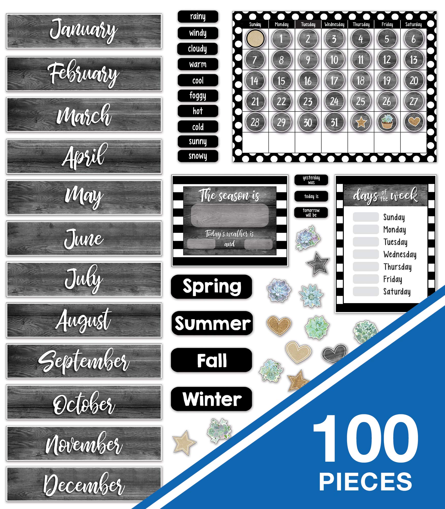 Mua Schoolgirl Style Simply Stylish Bulletin Board Set―Calendar ...