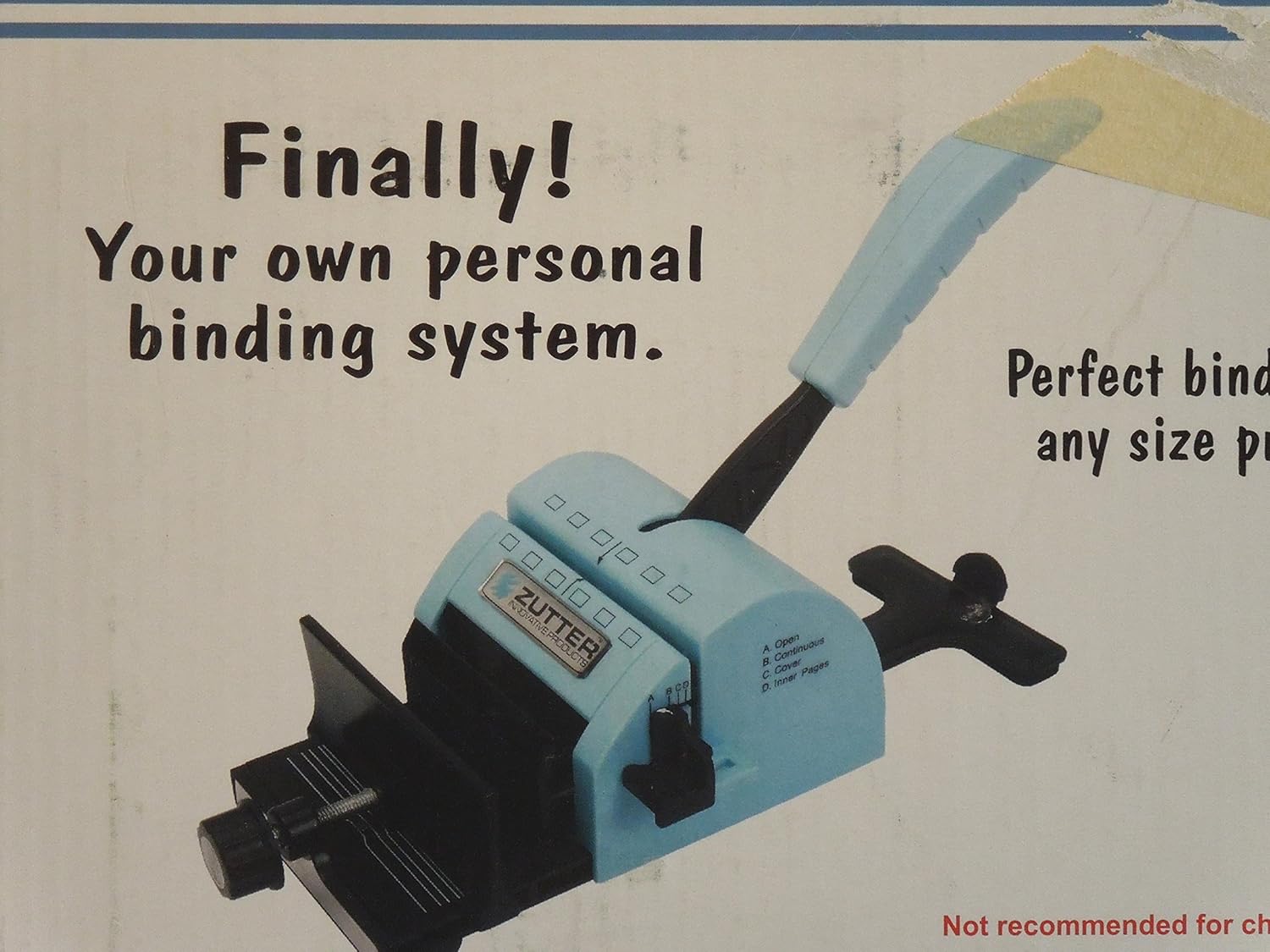 Zutter Bind-it-all Machine Baby Blue by Zutter: Amazon.co.uk: Office ...