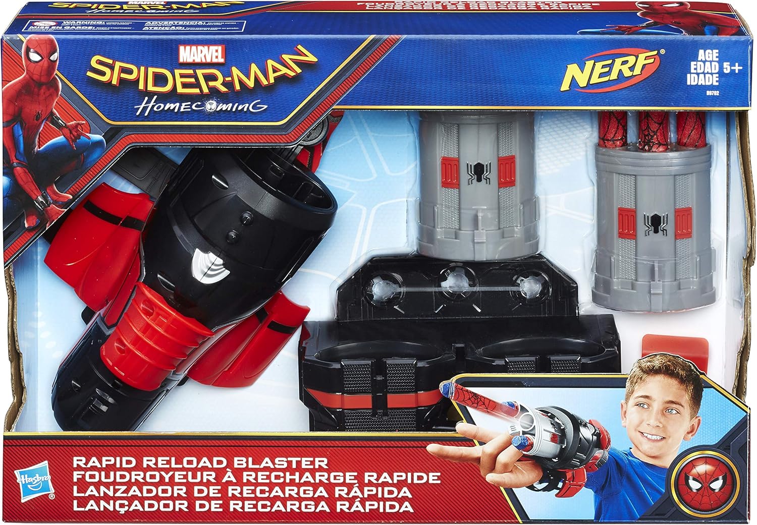 Spider-Man - Blaster Ragnatela, B9702EU4: Amazon.it: Giochi e giocattoli