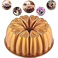 Amazon.com: MIENCA Heart Shape Aluminum Cake Pan, Titanium Coating, Non ...