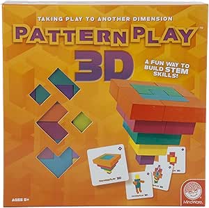 Amazon.com: MindWare Pattern Play 3D – Recreate The 40 Design Cards on ...
