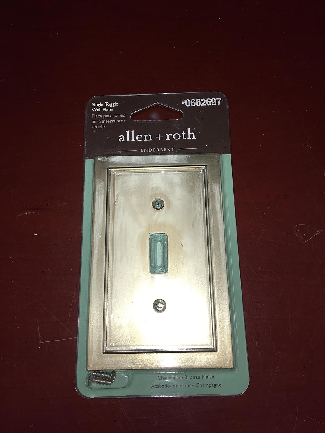 Allen + Roth Single Toggle Wall Plate - - Amazon.com