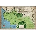 Amazon Beleriand Color Silmarillion Map Fantasy Middle Earth