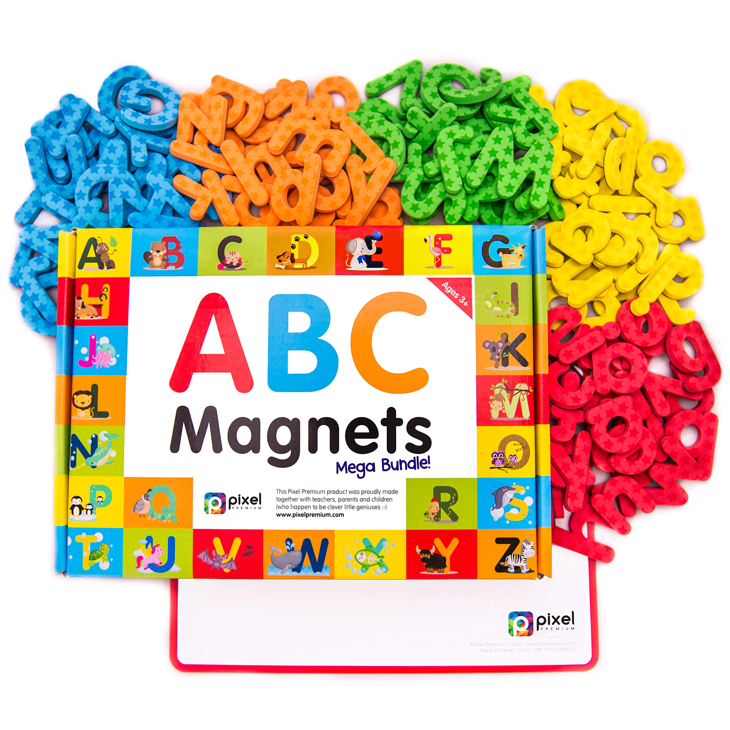 Mua Pixel Premium ABC Magnets for Kids Gift Set - 142 Magnetic Letters ...