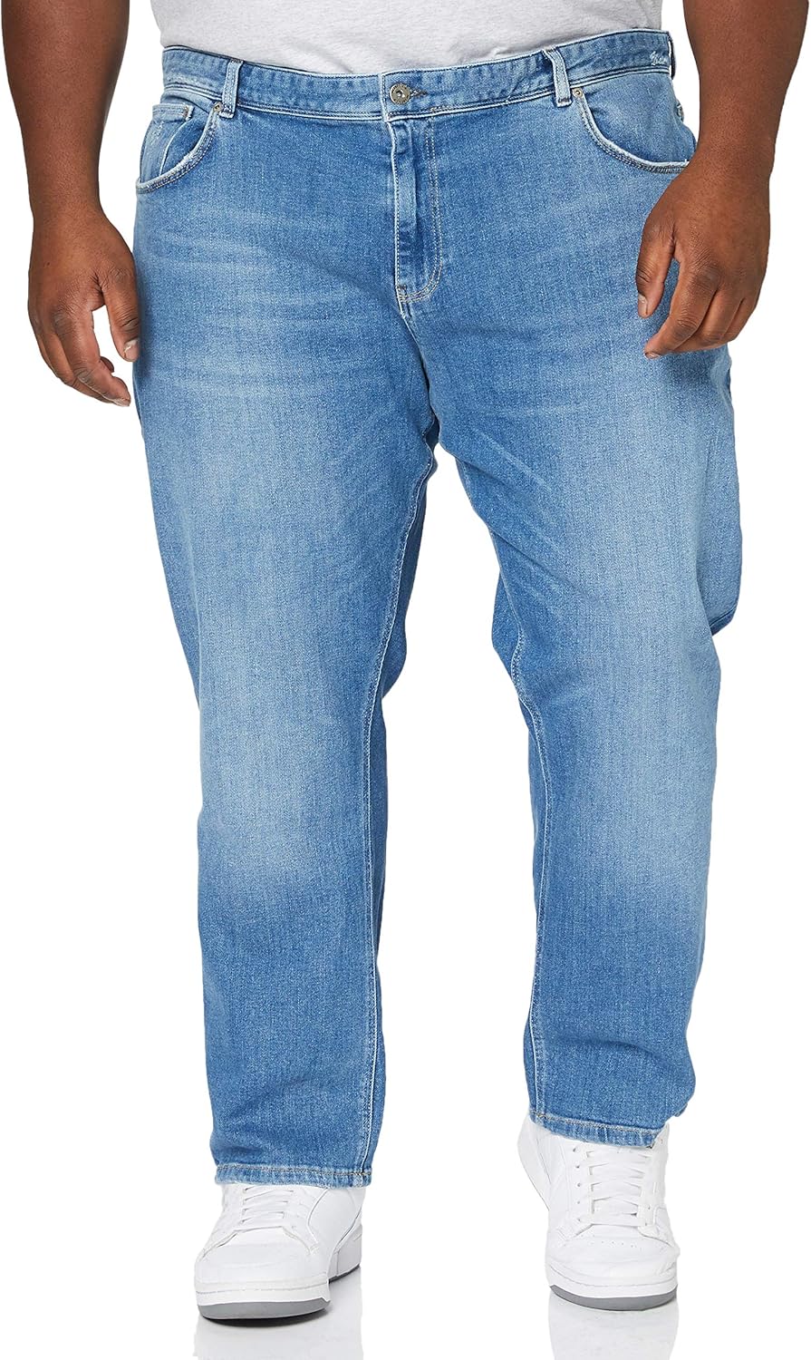 Jacamo Men's Lightblue Straight Jeans: Amazon.co.uk: Clothing