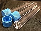4 Inch Clear Rimmed Test Tubes with Tops (Pack of 10): Amazon.co.uk ...