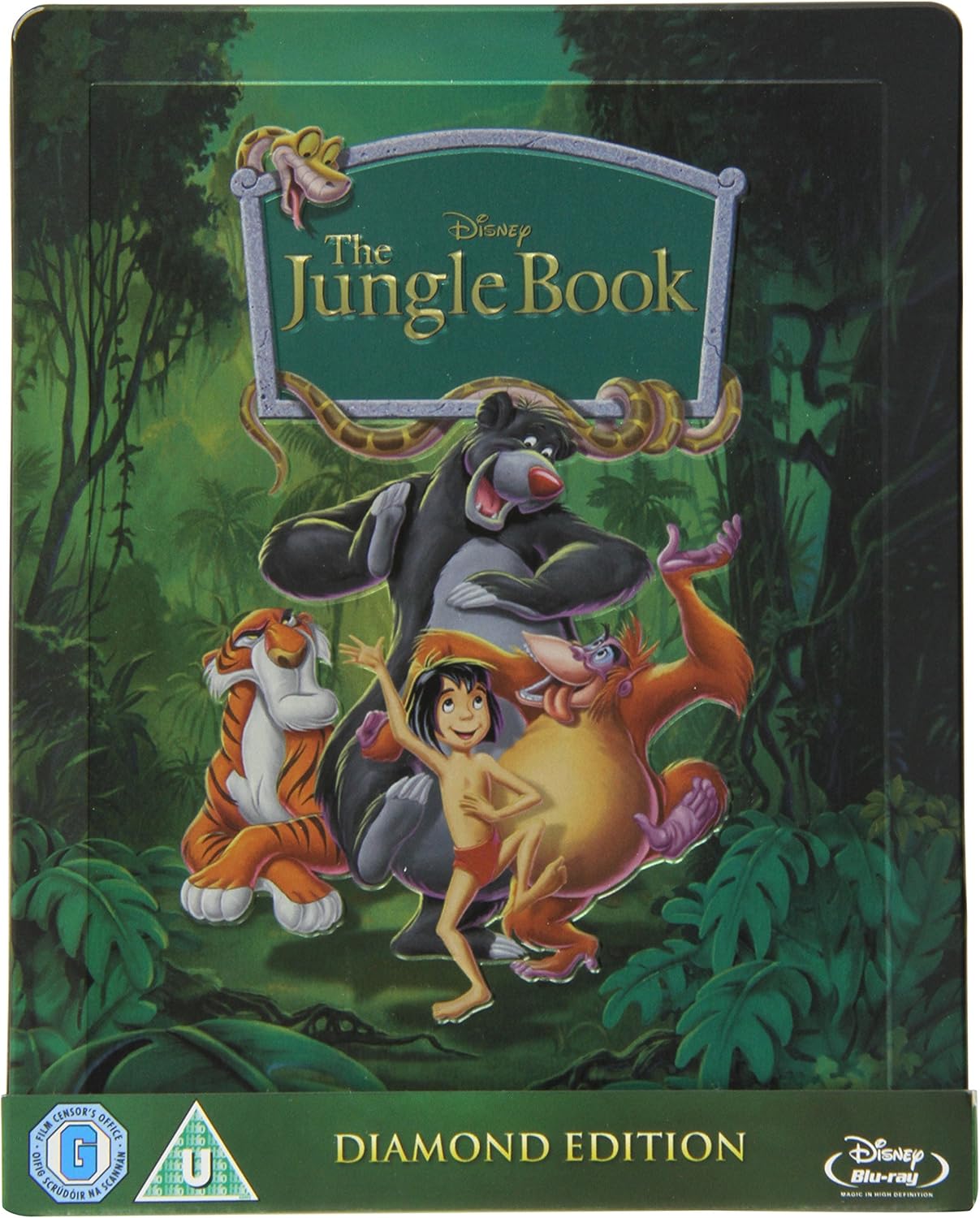 The Jungle Book Limited Edition Blu-ray Steelbook: Amazon.co.uk: Phil ...