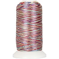 Amazon.com: Variegated Polyester Embroidery Thread by Threadart - 40wt ...
