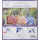 Amazon.com: June Tailor Inc Quilt As You Go Insulated Shoppers Tote ...
