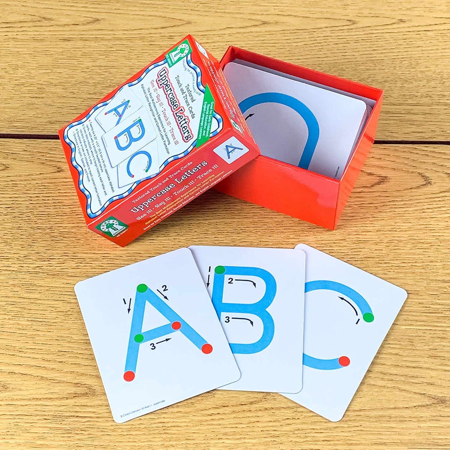 Textured Touch and Trace: Uppercase: The Best Multisensory Experience ...