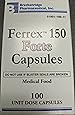 Amazon.com: Ferrex 150 Forte Capsules - 100 Count Blister Pack: Health ...