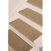 Amazon.com: Oak Valley Designs™ Rounded Bullnose Carpet Stair Treads ...
