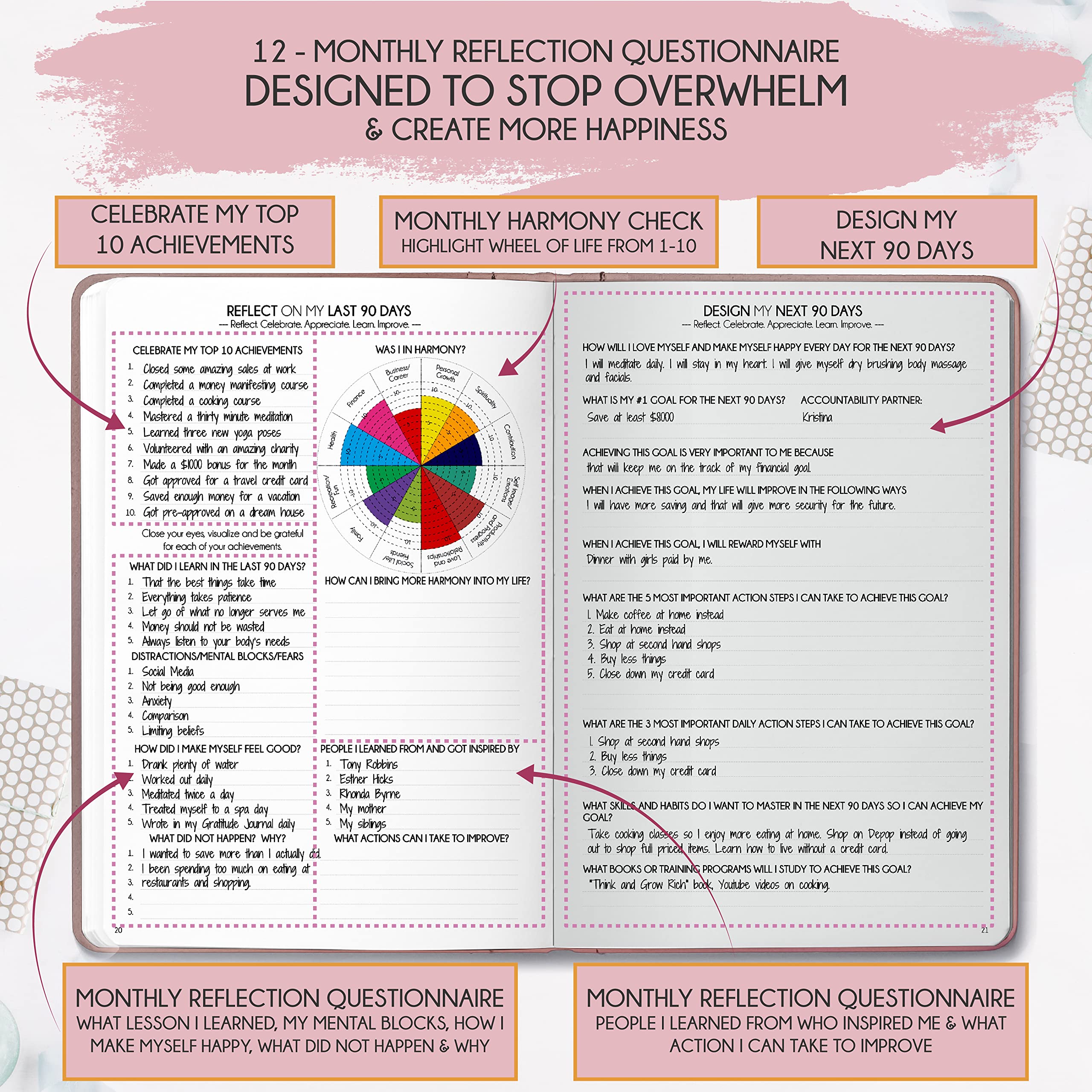 Mua Life Mastery Planner - A 12 Month Journey to Crush Your Goals ...