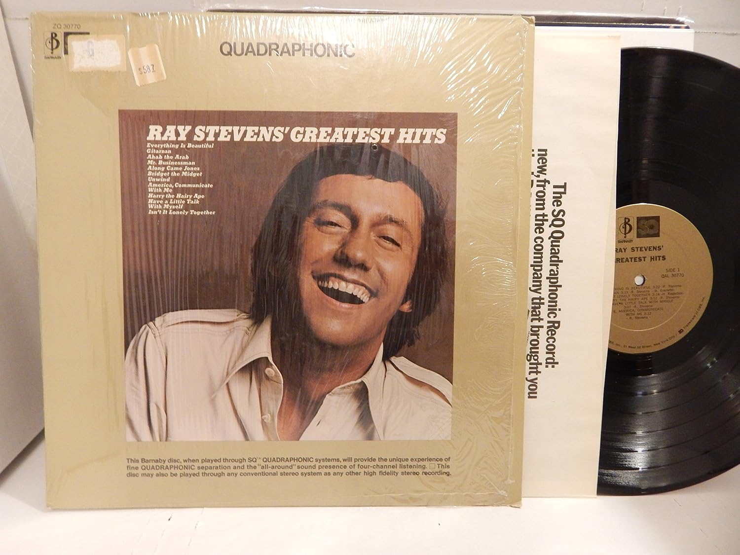 Ray Stevens - Ray Stevens' Greatest Hits vinyl SQ Quadraphonic Vinyl LP ...