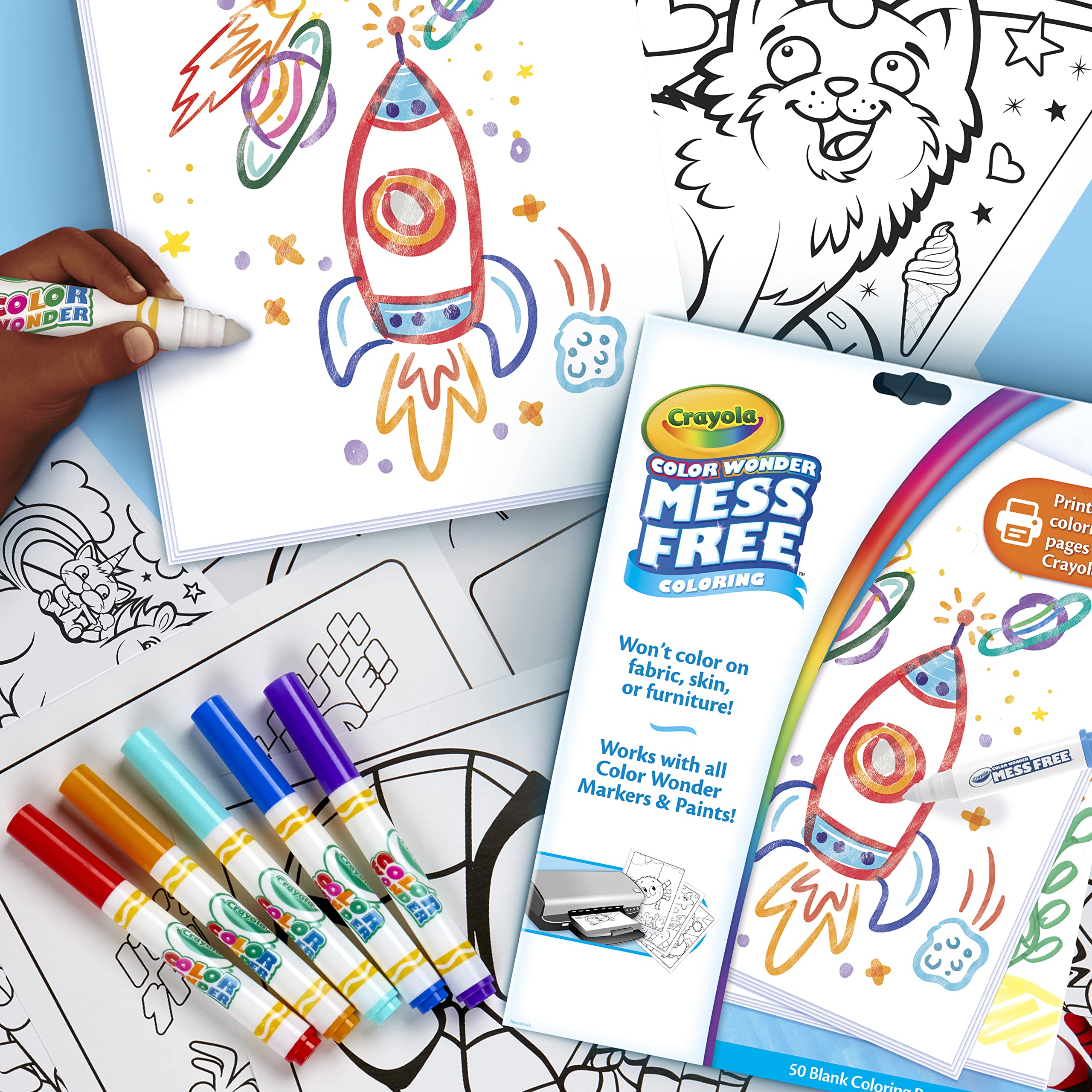 Mua Color Wonder Mess Free Coloring Pages (50ct), Create Your Own ...