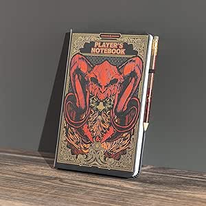 Amazon.com : Dungeons and Dragons Player’s Notebook with Pencil - Lined ...