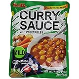 Amazon.com : S&B Curry Sauce with Vegetables Medium Hot, 7.4-Ounce ...