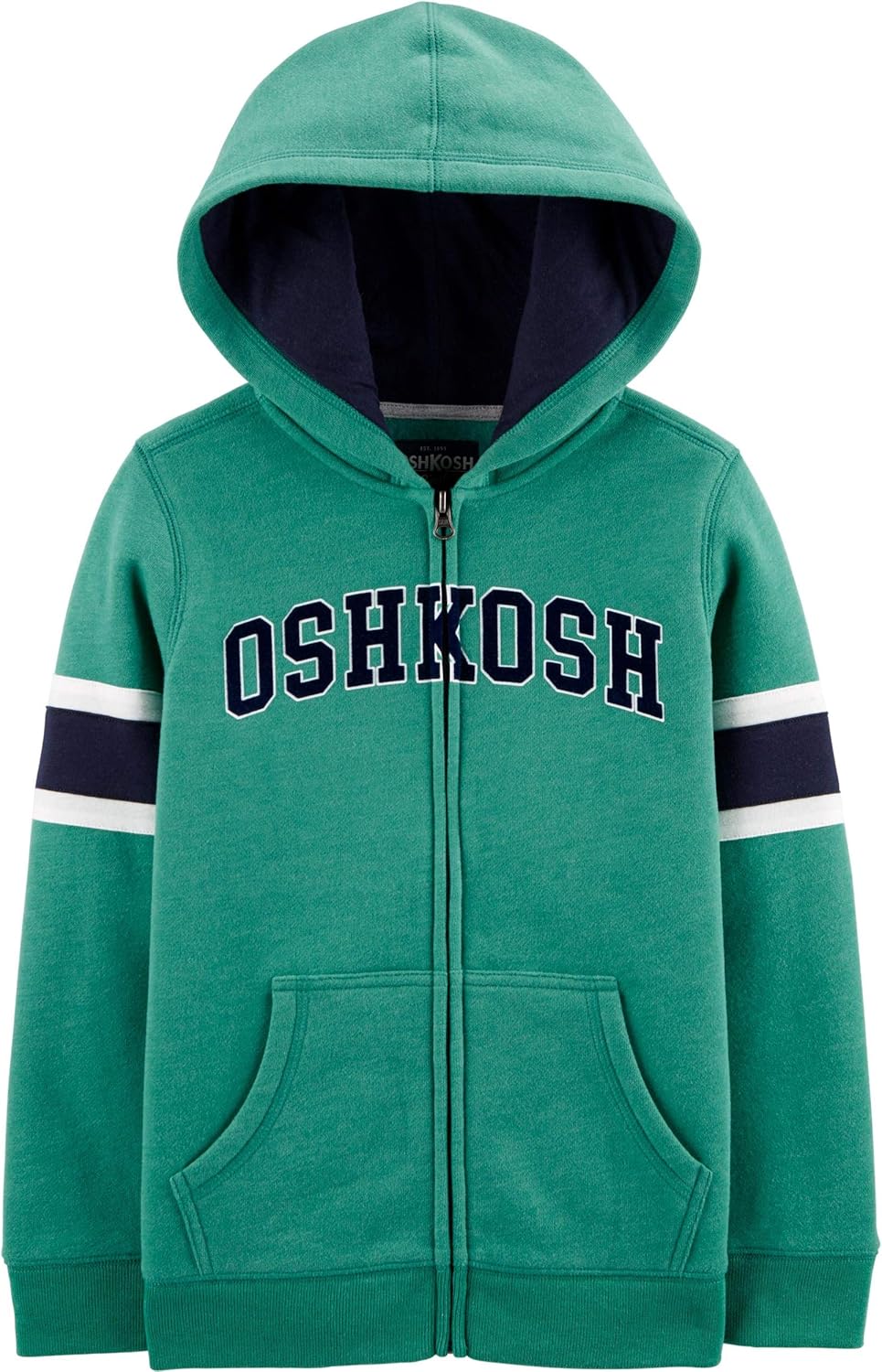 Amazon.com: OshKosh B'Gosh Boys' Little Full Zip Logo Hoodie: Clothing