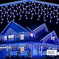 Lomotech Christmas Icicle Lights - 32Ft 8 Modes Waterproof Christmas ...