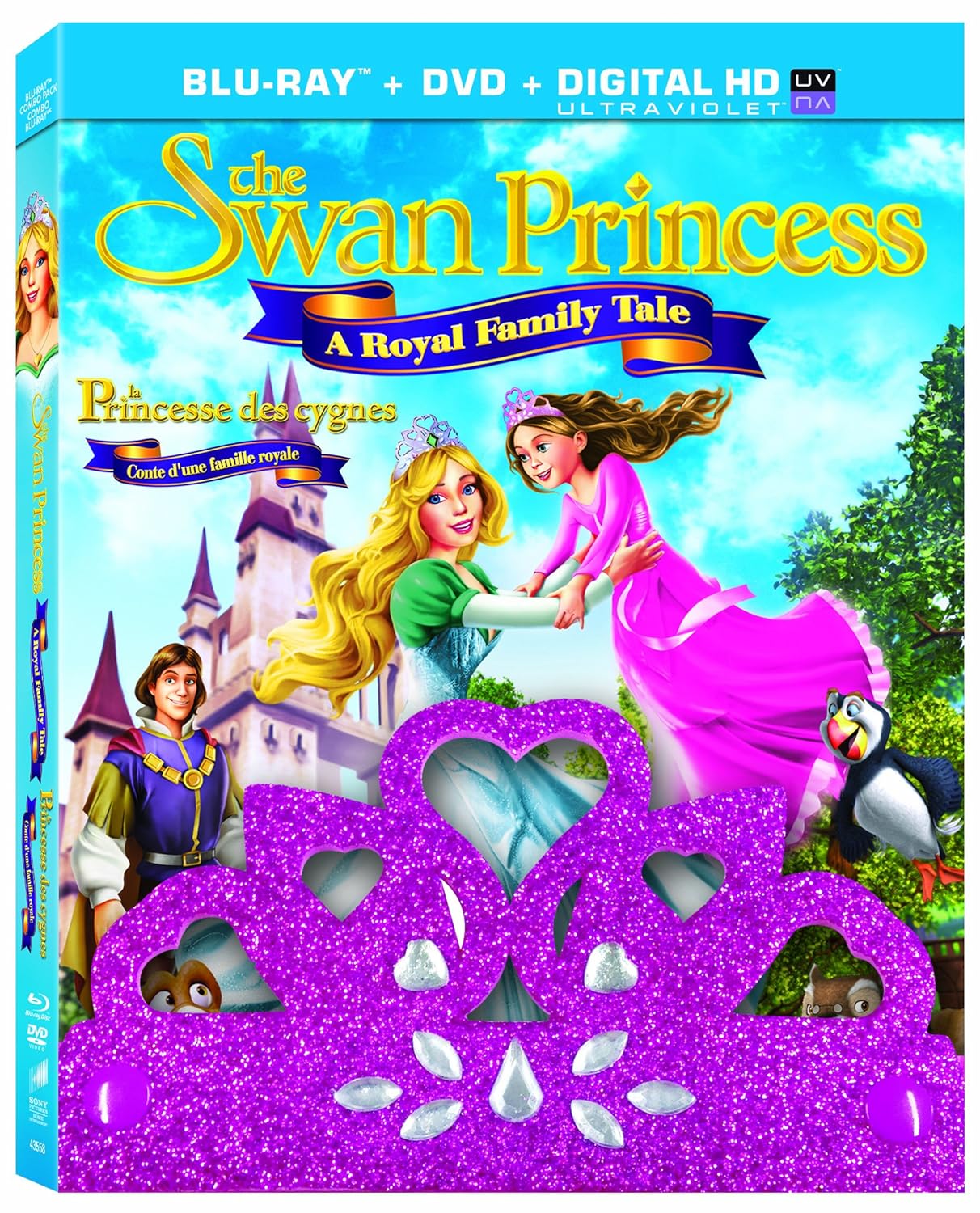 Amazon.com: Swan Princess: A Royal Family Tale ( Blu-ray/DVD Combo ...