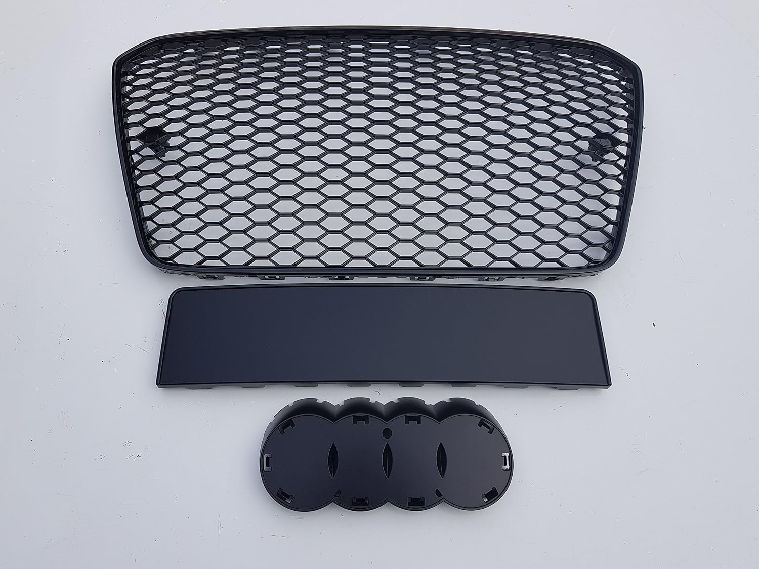 Rejilla de malla negra brillante para A5 8T B8 Facelift por 1A Auto ...