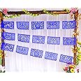 Amazon.com: 5 pk Fiesta Party Supplies, Royal Blue Mexican Banner Flags ...
