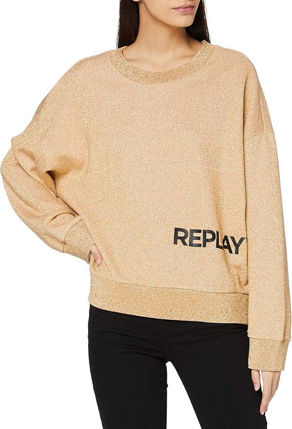 Replay Women's Sweatshirt: Amazon.co.uk: Clothing