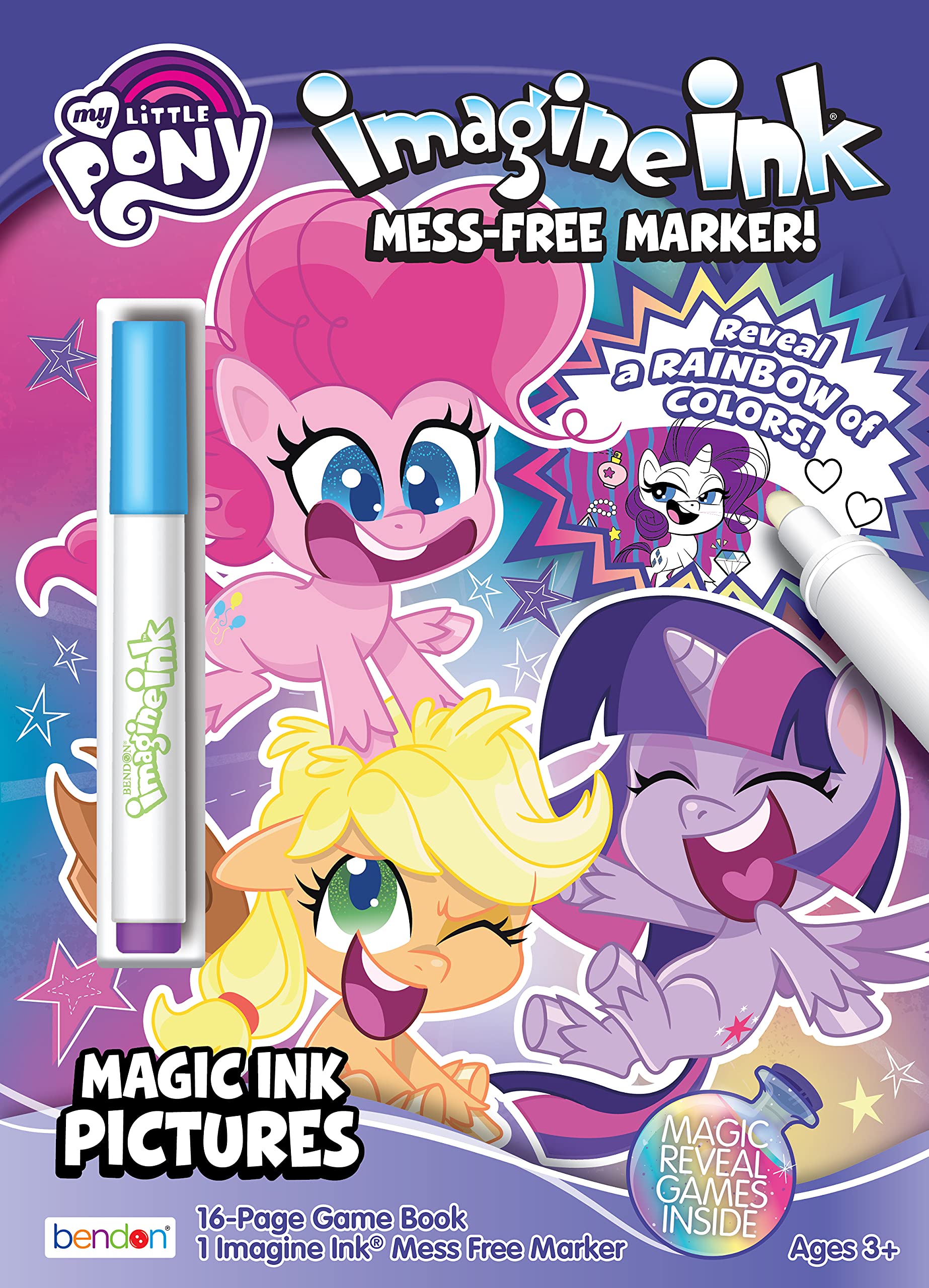 Mua My Little Pony 16 Page Imagine Ink Coloring Book with 1 Mess Free ...