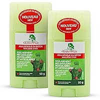 ARTHRI-PLUS Natural Pain Relief Cream and Stick - Long Lasting Topical ...