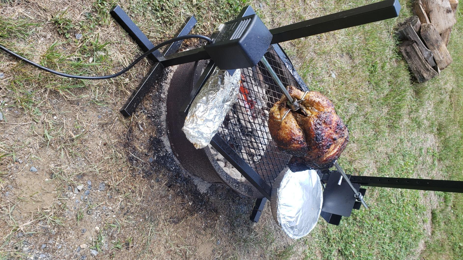 $13/mo - Finance onlyfire Adjustable Grill Rotisserie System and Spit ...