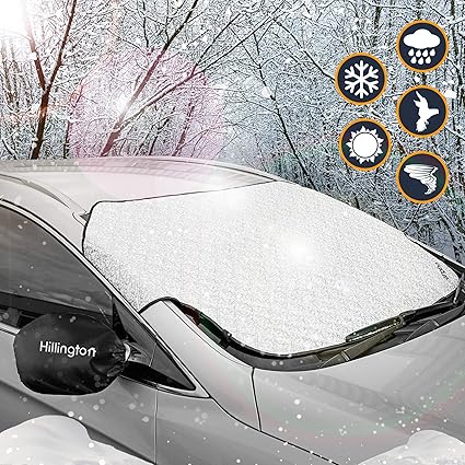 Premium Reversible Car Windscreen Cover - Two-Sided with Aluminium to ...