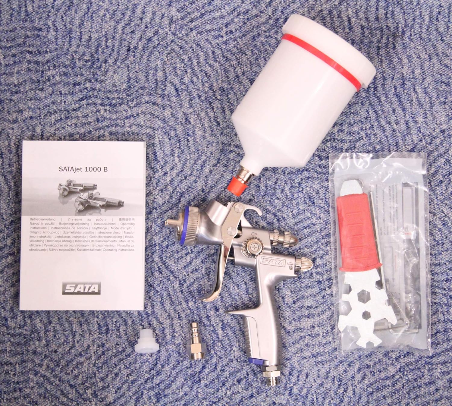 Sata Jet 1000 B RP mit Düsensatz 1,6 mm Hochdruck-Spritzsysteme: Amazon ...