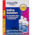 Amazon.com: Equate Saline Solution, Contact Lens Solution for Sensitive ...