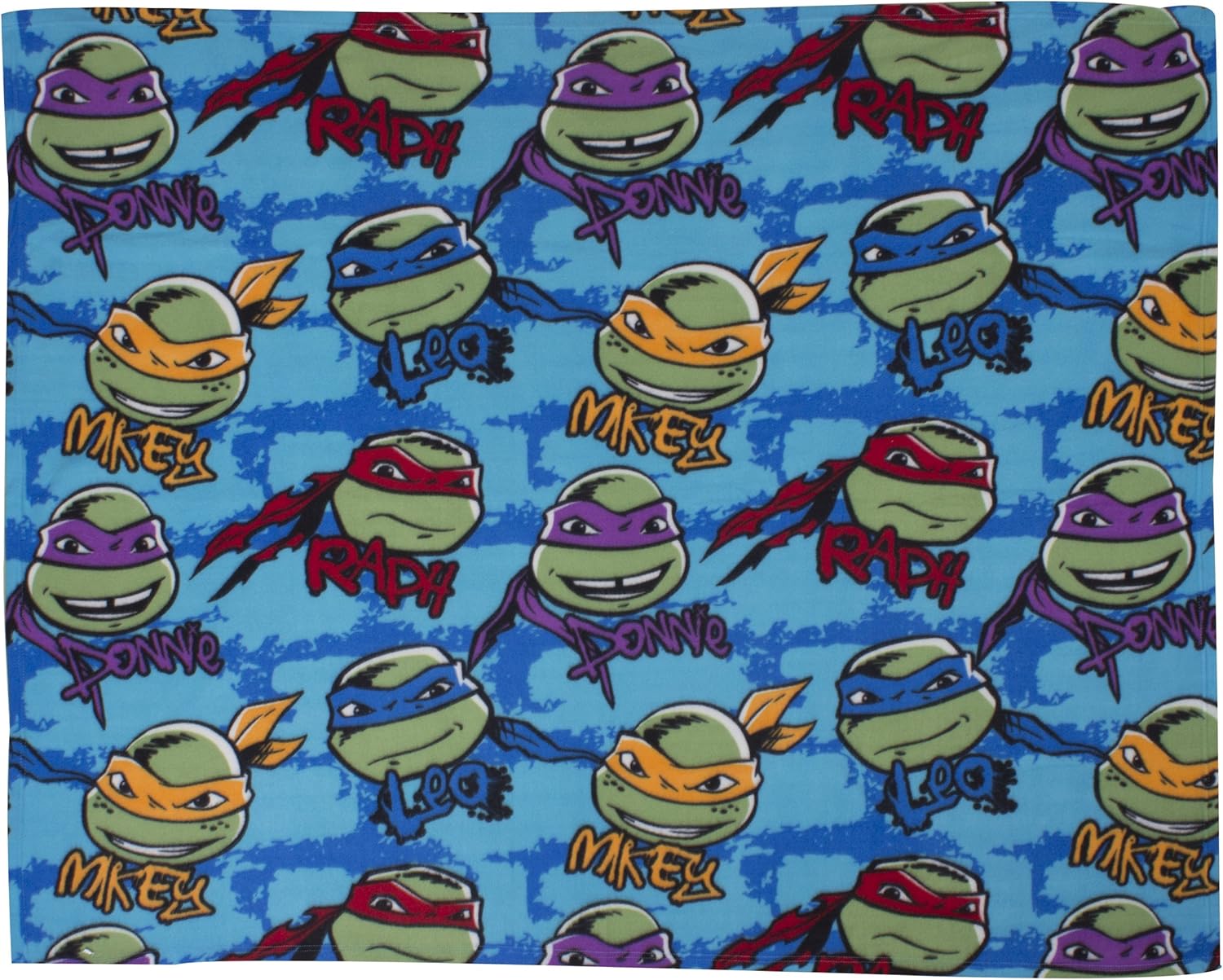 Amazon.com: Teenage Mutant Ninja Turtles Tmnt Urban Fleece Blanket ...