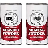 Amazon.com: Magic Shaving Powder Red 5 Ounce Extra-Strength (145ml) (3 ...
