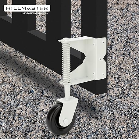 Mua HILLMASTER 4 Inch Gate Wheel Gate Caster Kit with Spring Loaded for ...