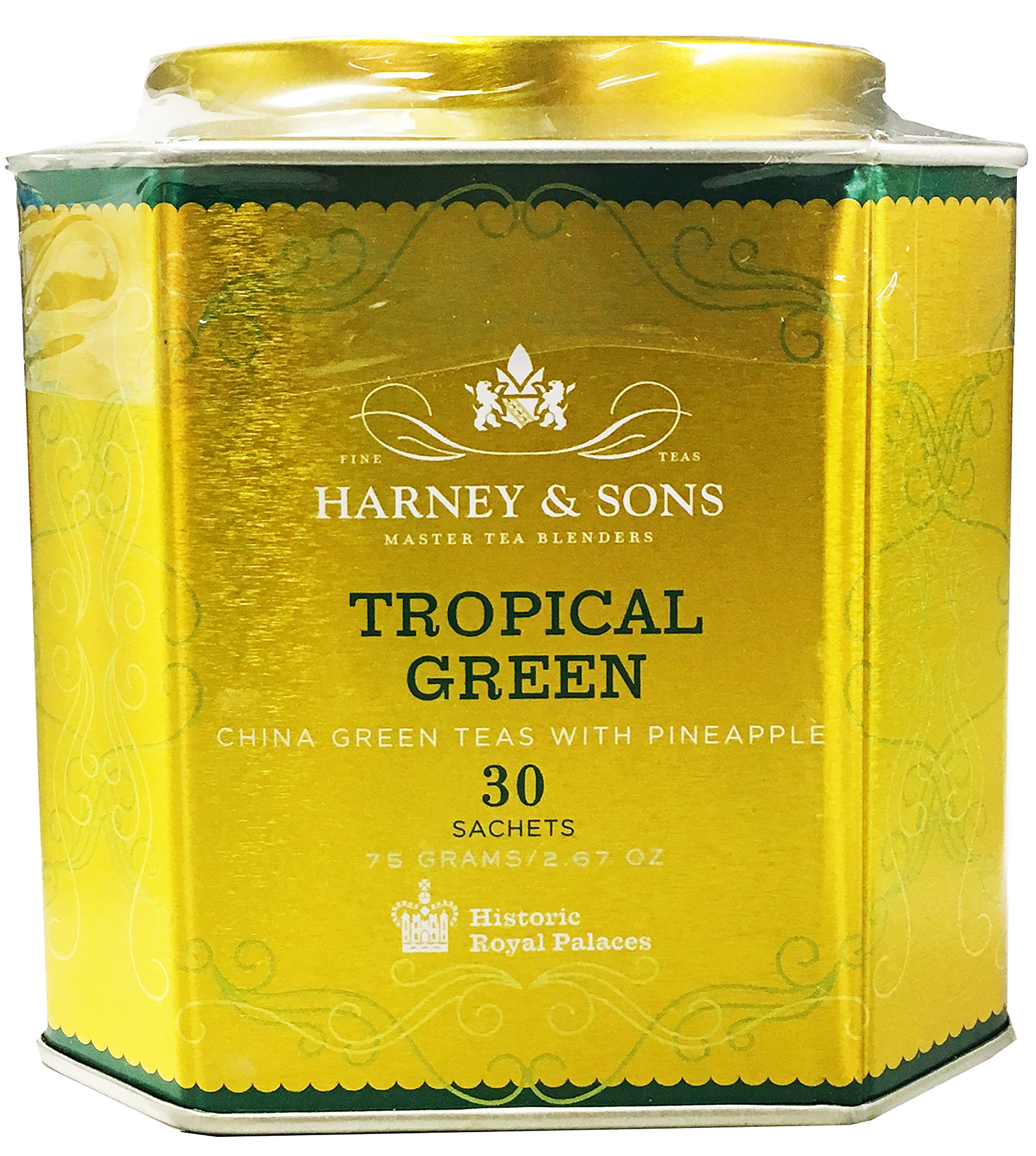 Amazon.com : Harney & Sons Blueberry Green Tea Tin Can - Caffeinated ...