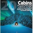 Amazon.com: Bachmann Press 2025 Cabins Full Size Wall Calendar for ...