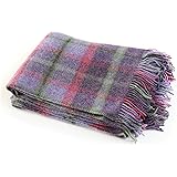 Amazon.com: Irish Throw Blanket Made in Ireland Wool Throw Blanket 100% ...