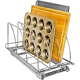 Amazon.com: HOLDN’ STORAGE Pull Out Organizer for Cookie Sheet, Cutting ...