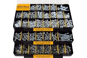 Amazon Best Sellers: Best Screw & Bolt Assortment Sets