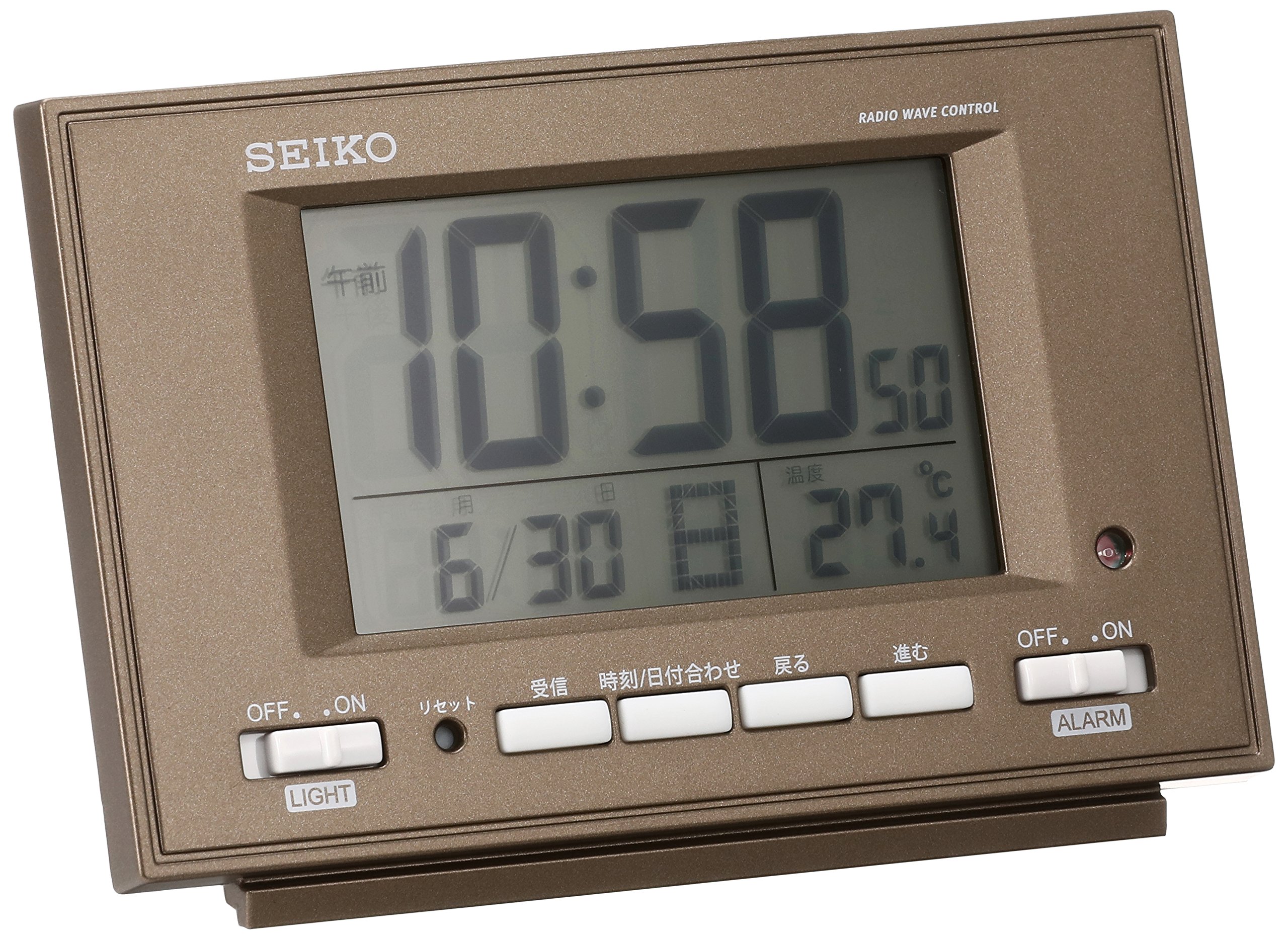 Mua Seiko SQ778B SEIKO Clock Alarm Clock Automatic Light Up Radio ...
