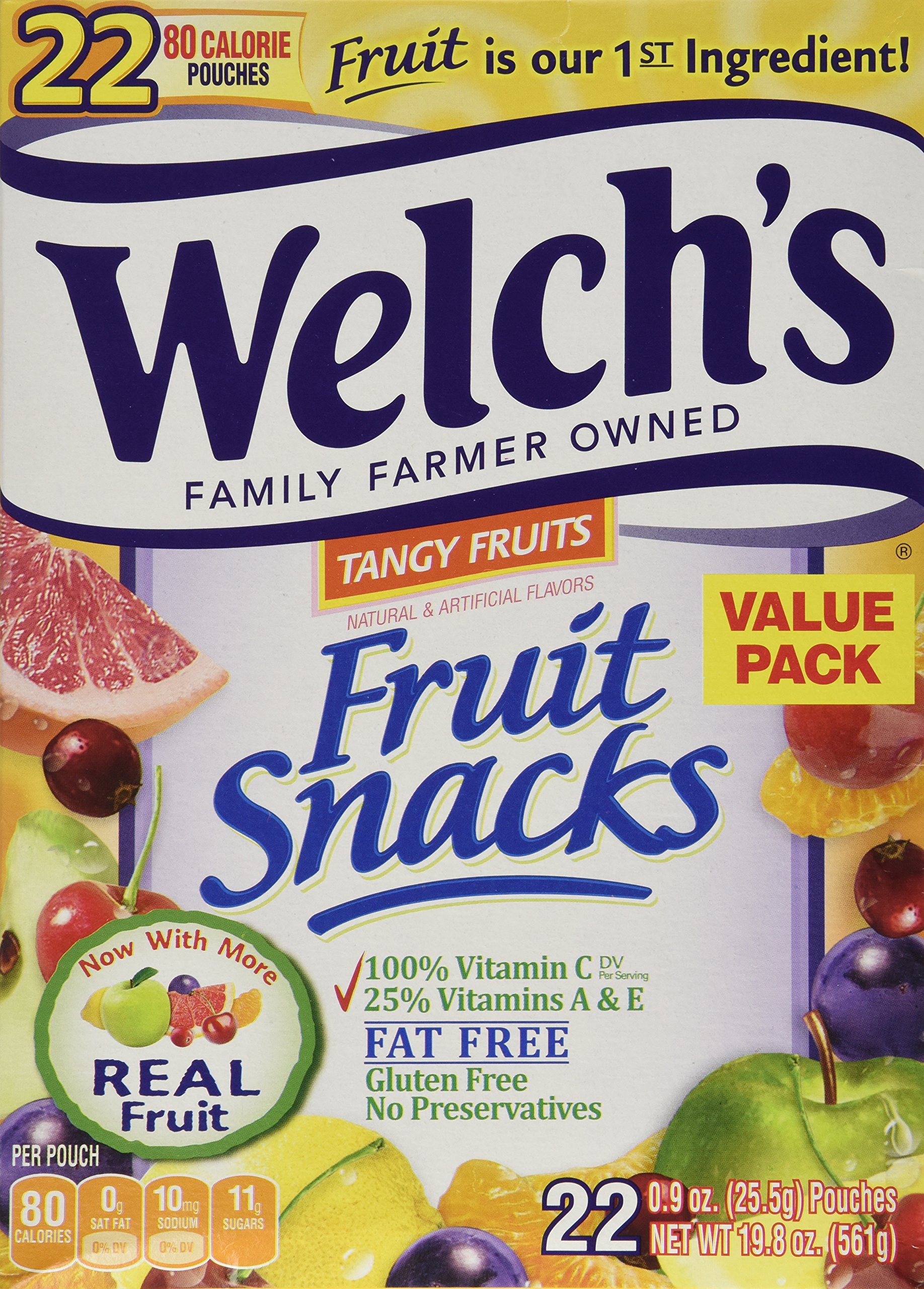 Amazon.com : Welch's, Island Fruits, Fruit Snacks, 22 Count, 19.8oz Box ...