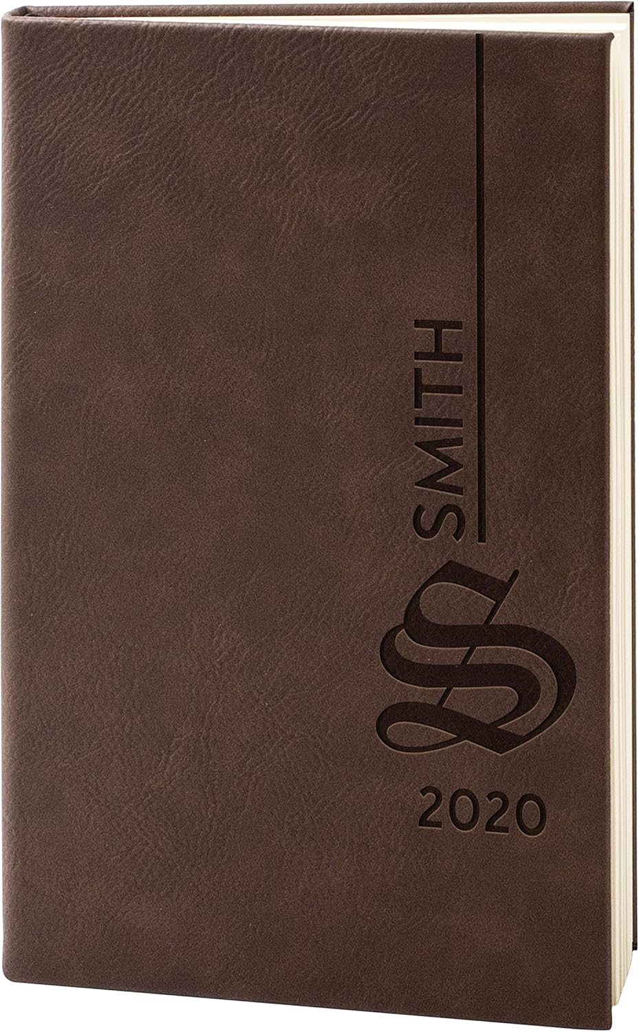 Amazon.com : Personalized Leather Journal for Men | Dark Brown, 15 ...