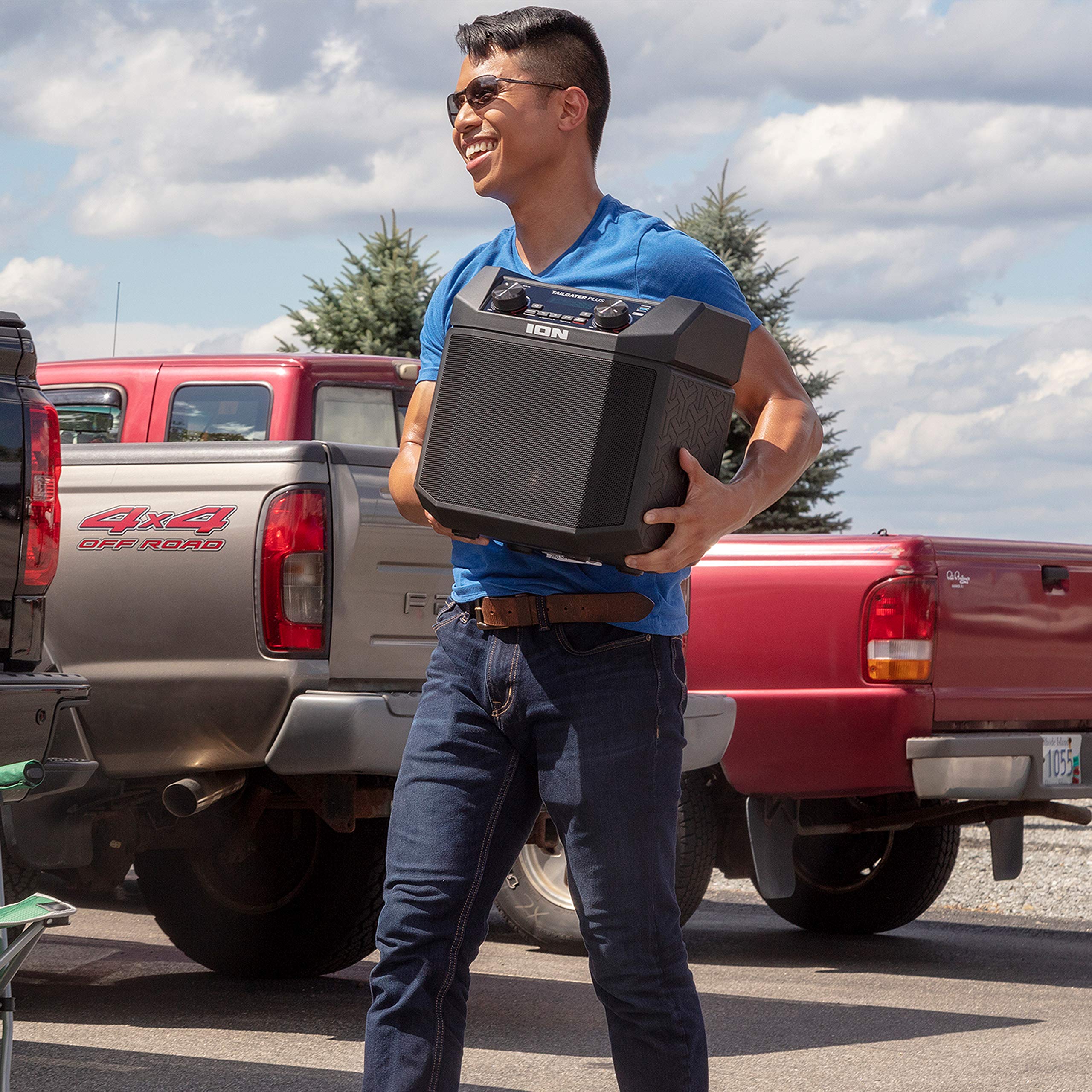 ION Audio Tailgater Plus | Wireless Rechargeable 50-Watt Portable ...