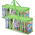 Amazon.com: Stock Your Home DVD Storage Bags (Set of 2) Media Organizer ...